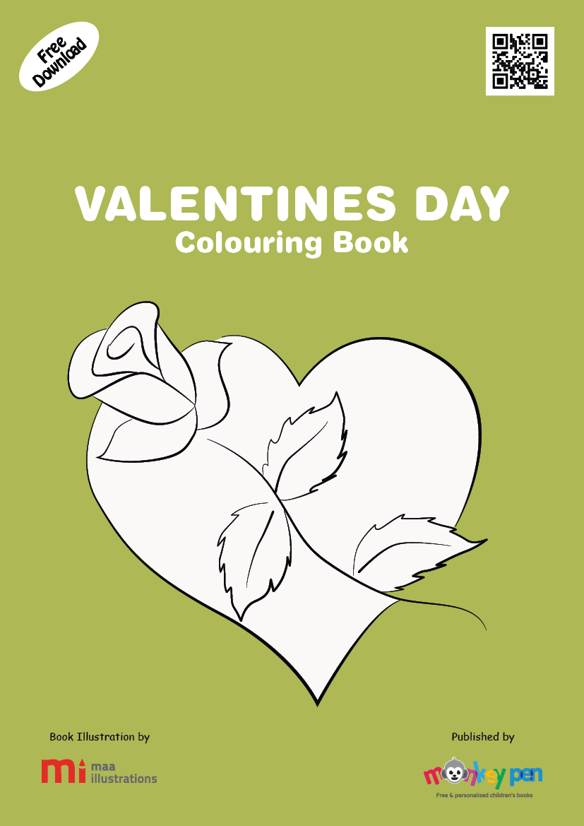 Valentines Day Coloring Book for loved ones