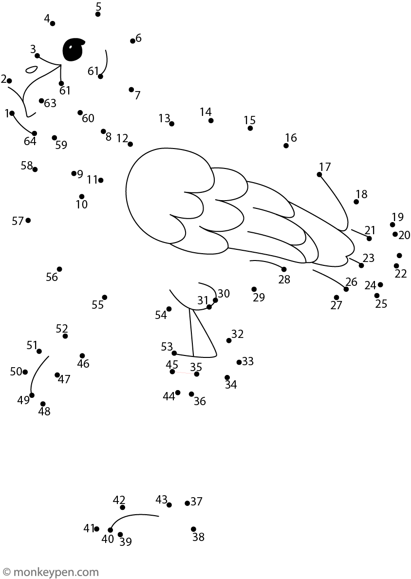 Flamingo | Tropical Free Dot-to-Dot Activity Sheet for Kids