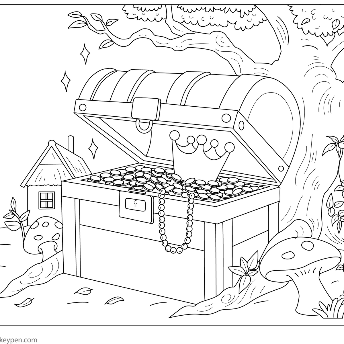 printable hidden pictures coloring pages for kids