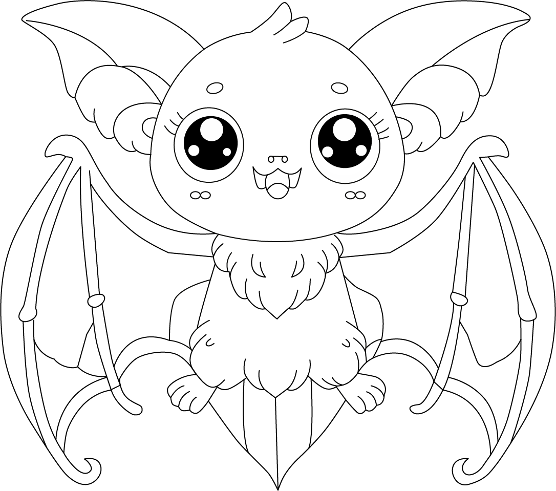 Vampire Bat Coloring Page – Free Kids Activity Printable