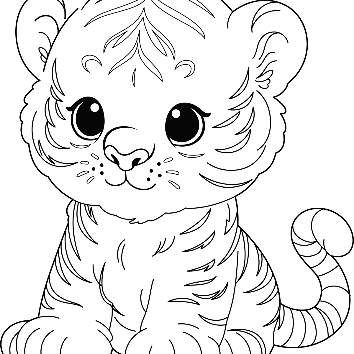 coloring pages tiger printable