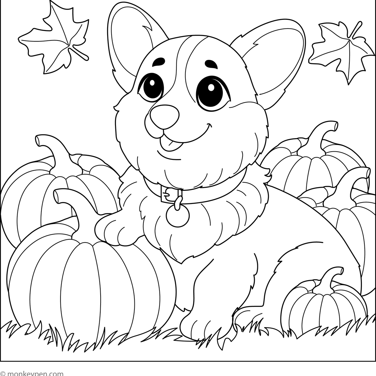free pumpkin patch coloring pages