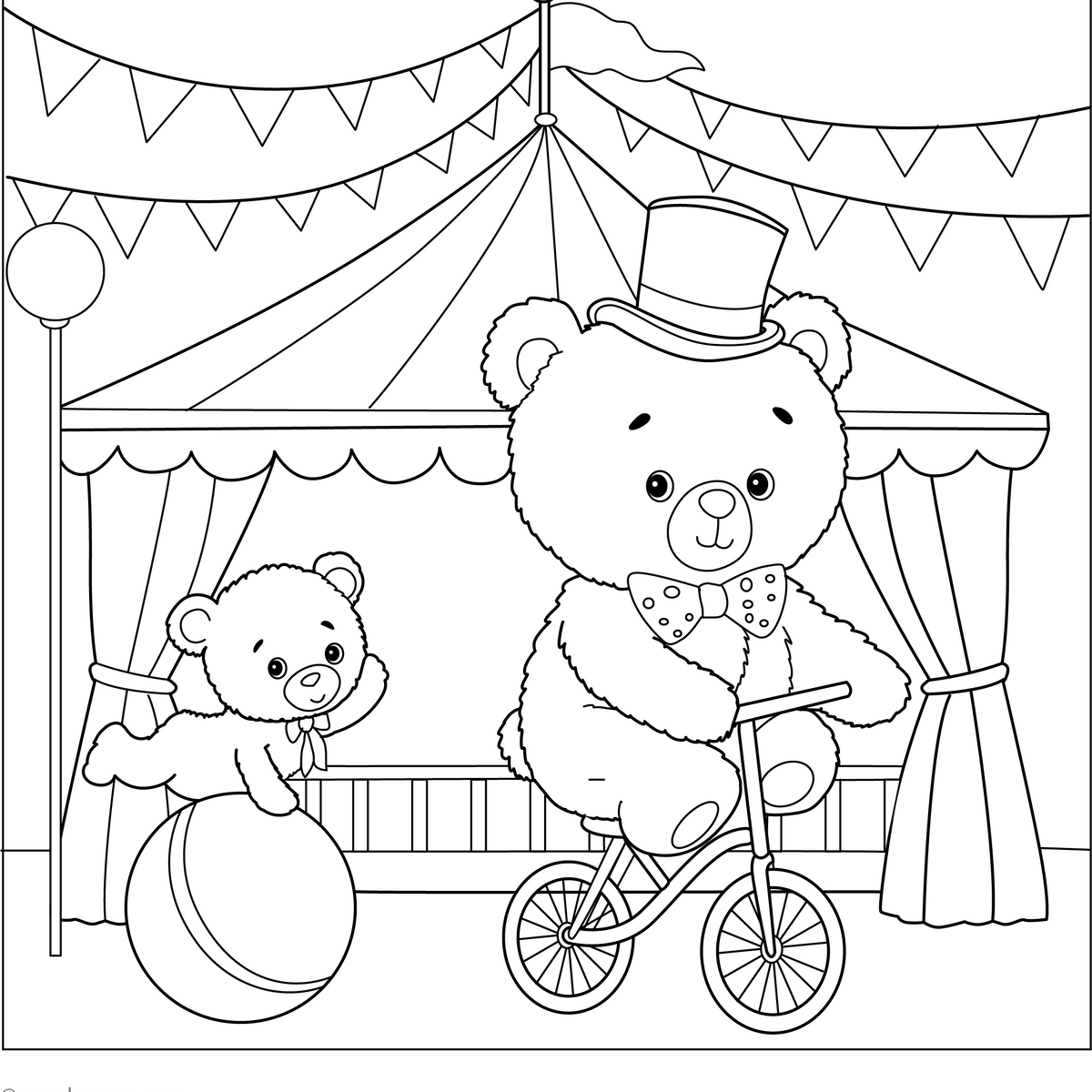 circus coloring book