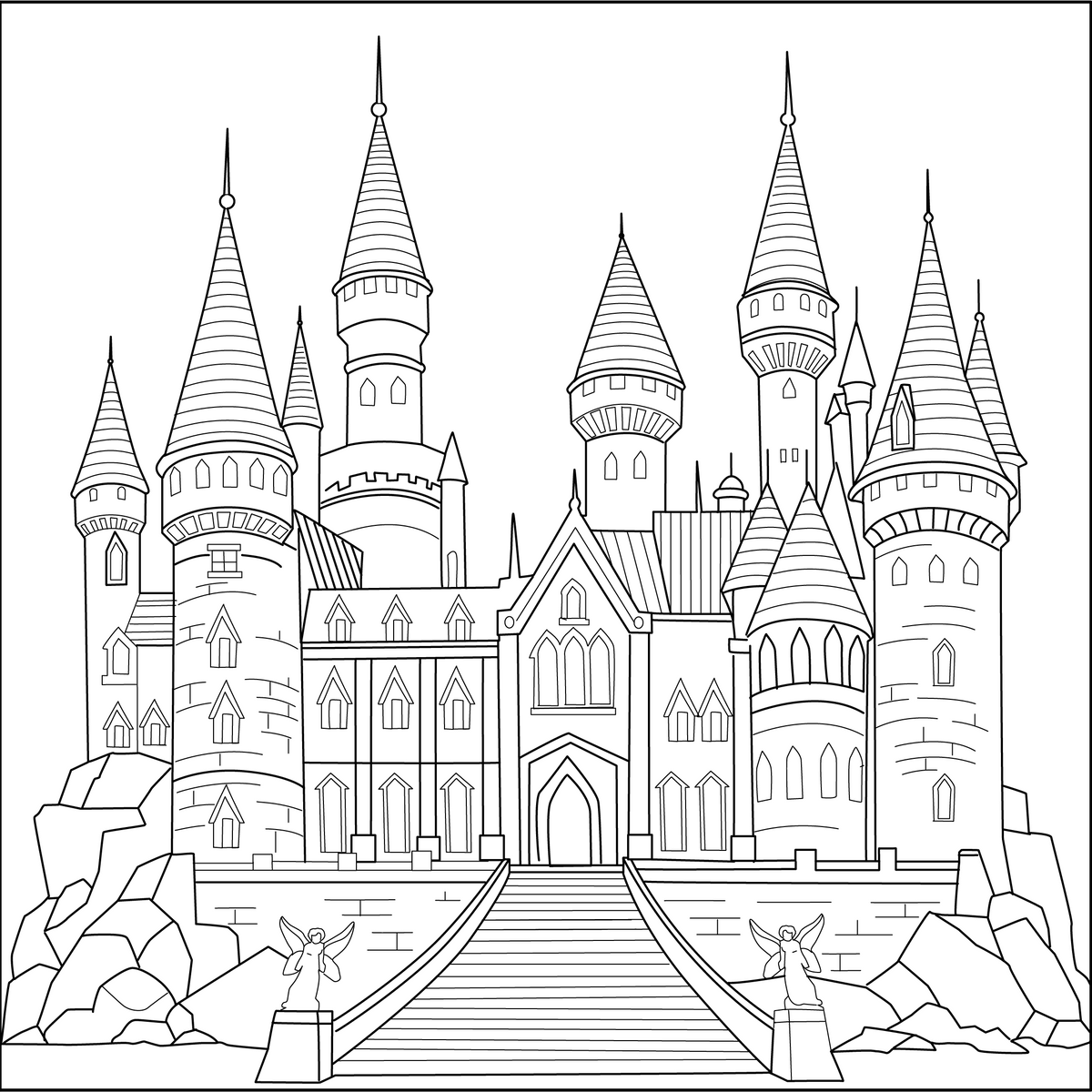 disneyland halloween coloring pages