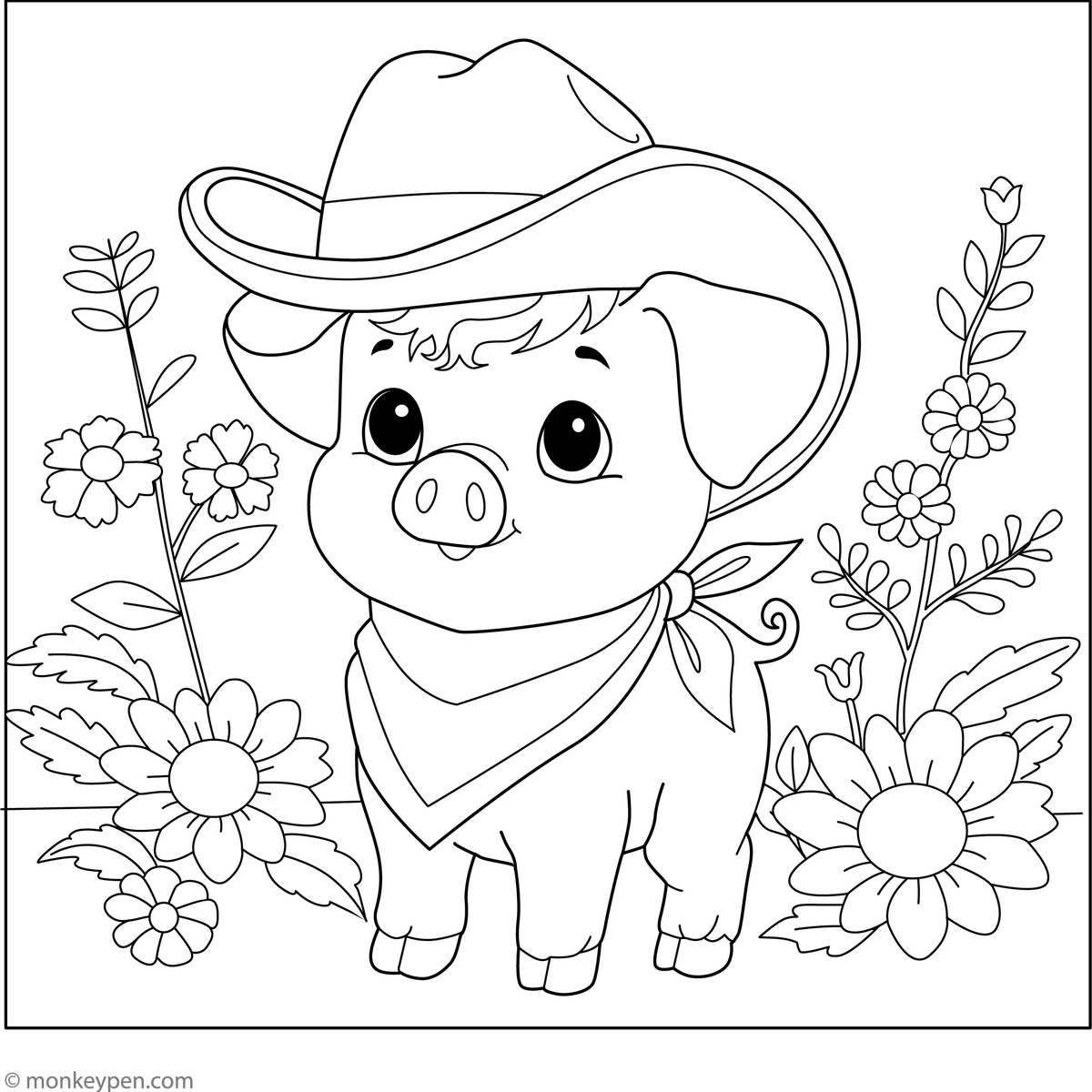 piglet coloring picture
