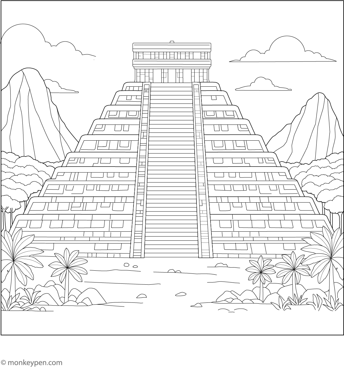 Mexico Coloring Book