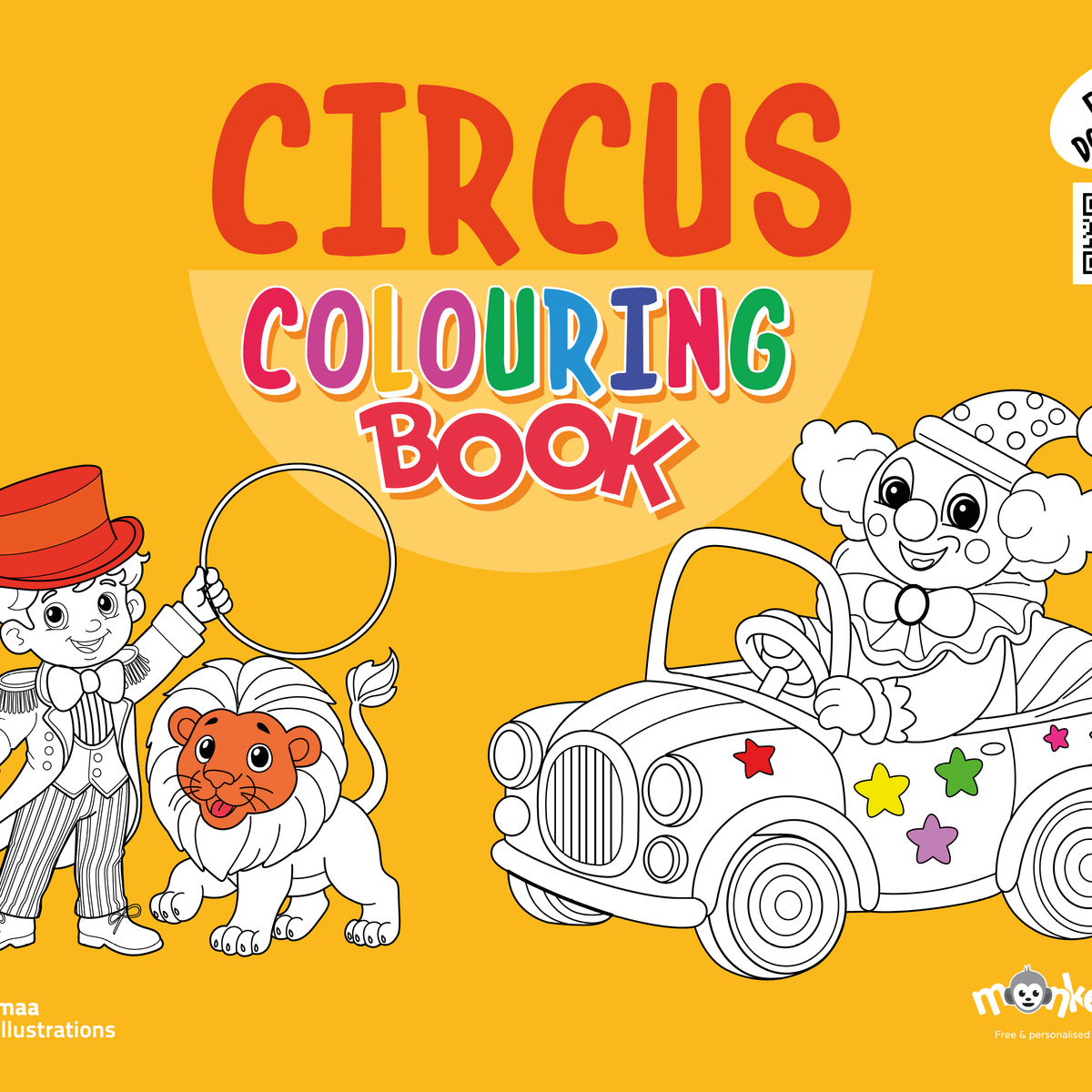 Printable Circus Coloring Book PDF – Free Download