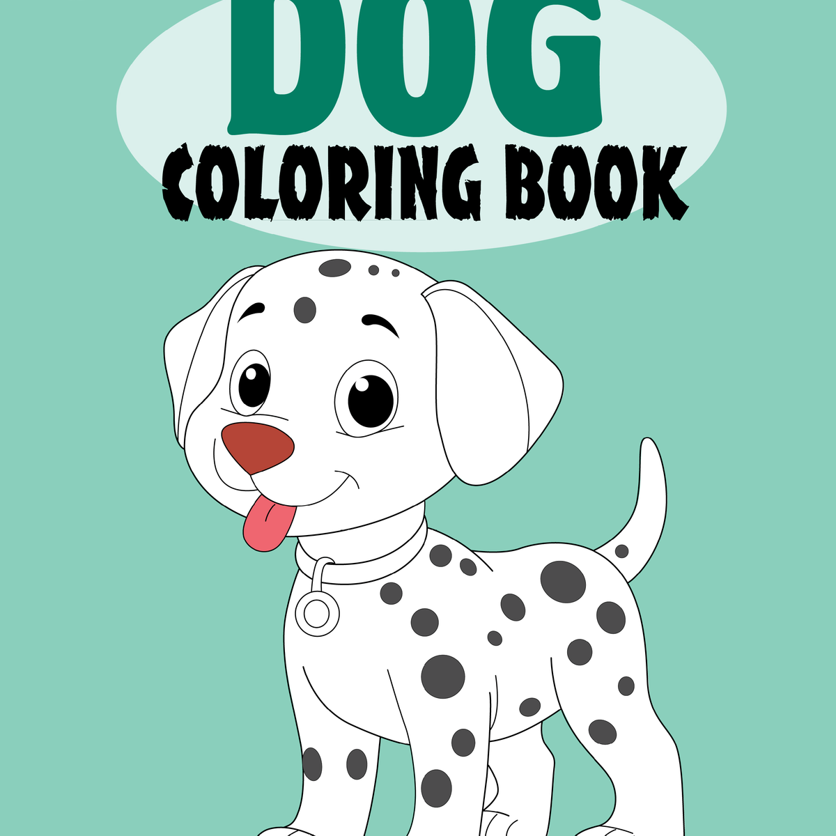 Free Printable Dog Coloring Book Page for Kids Fun