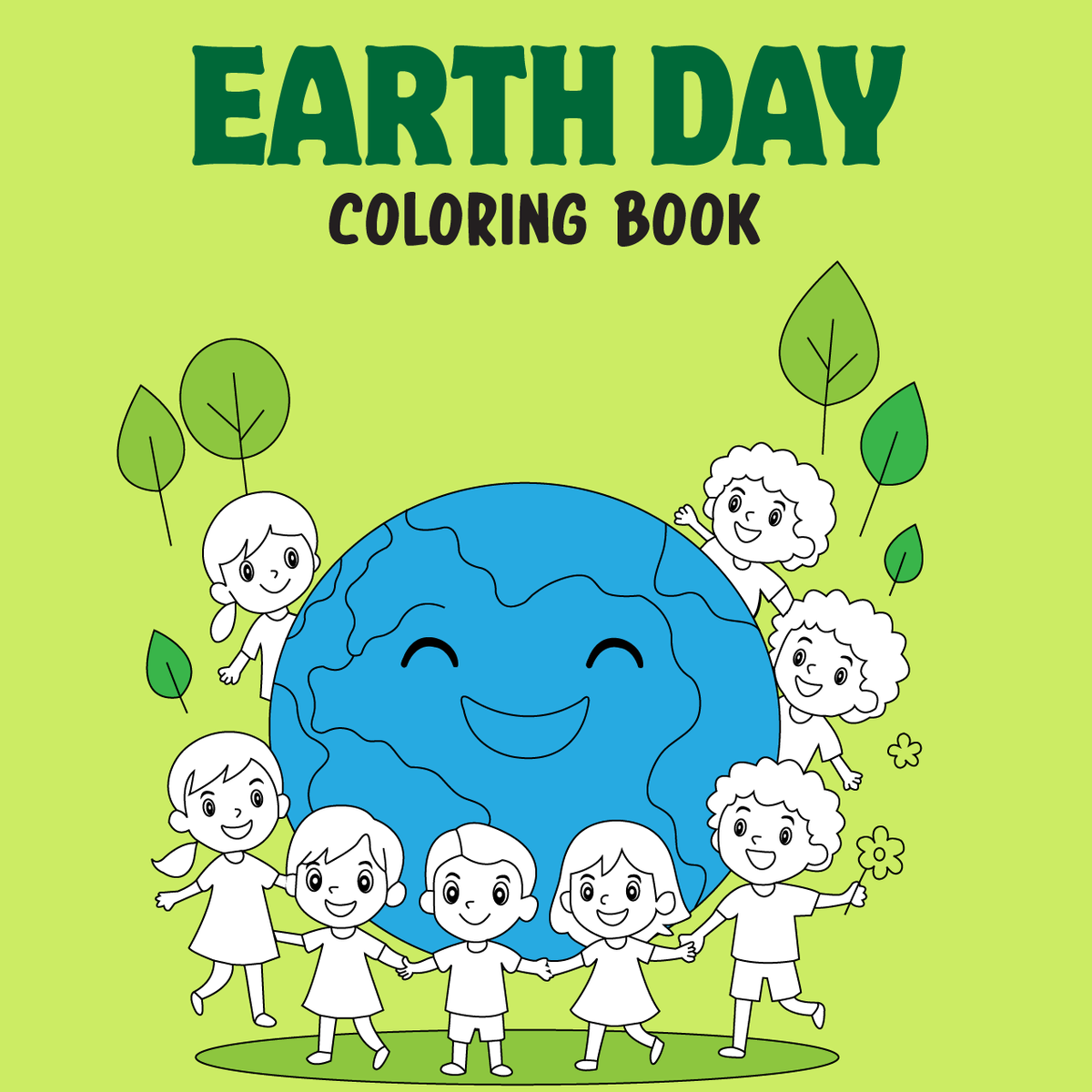 Earth Day Coloring Book – Free Printable PDF for Kids