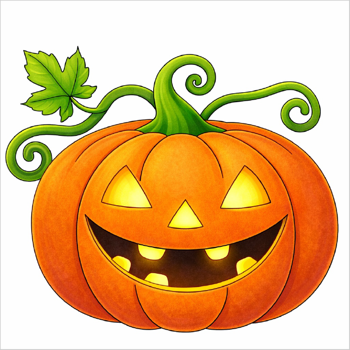 How to Draw a Jack-o’-Lantern – Step-by-Step Halloween Drawing for Kids