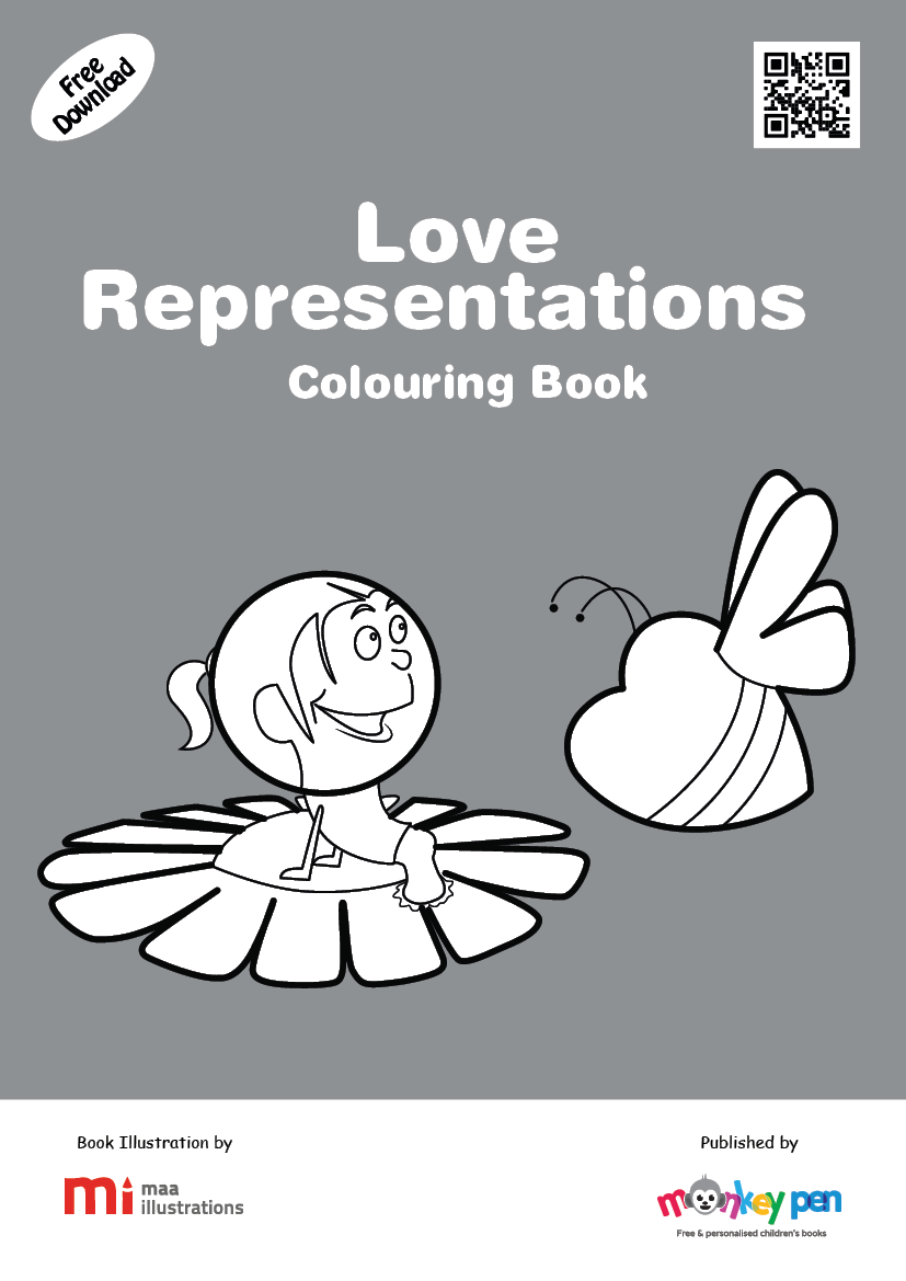 Love Representations Coloring Book for Kids