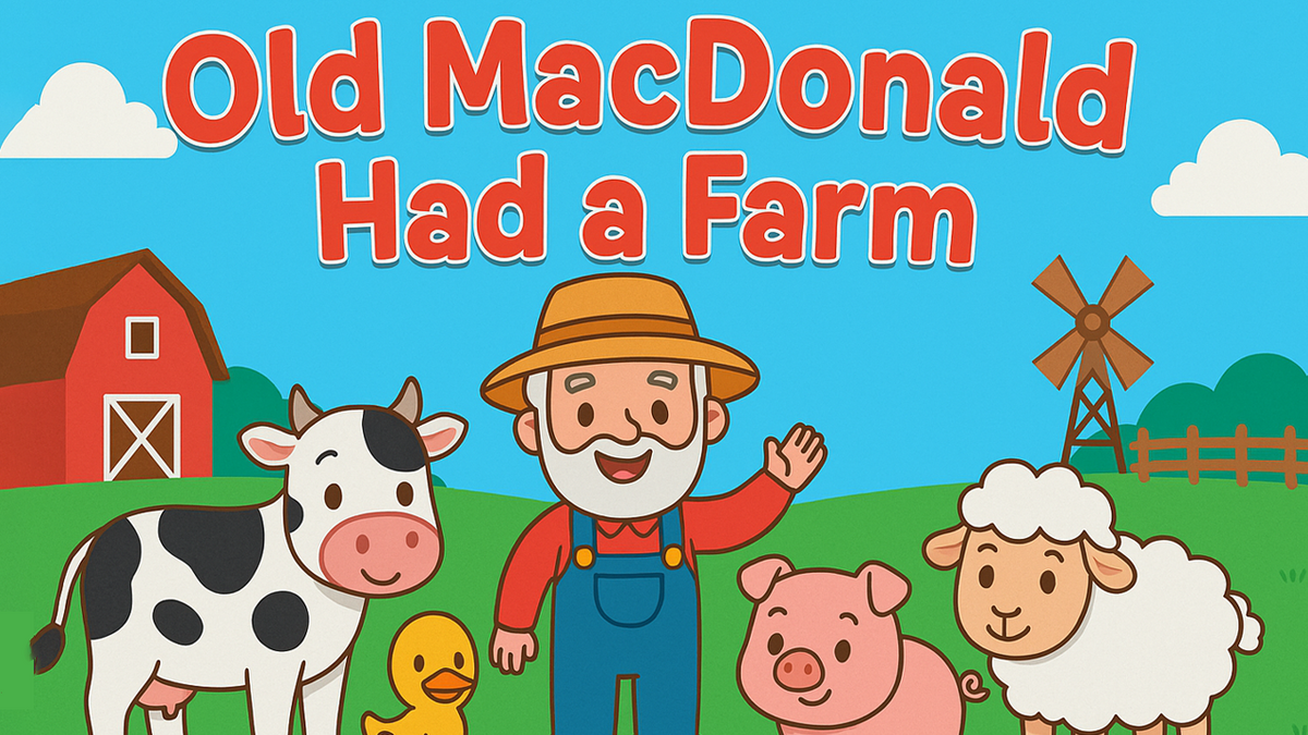 Old MacDonald Had a Farm - Nursery Rhyme by Monkey Pen