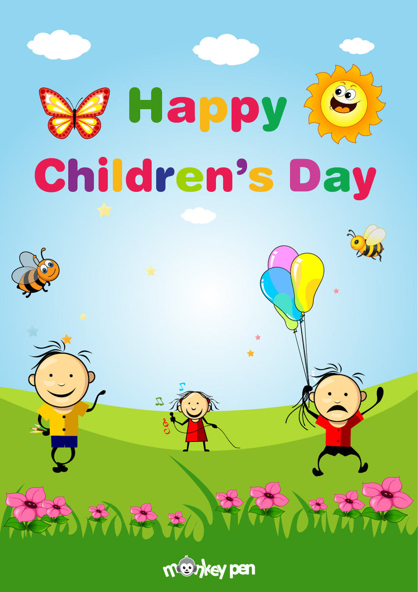 Happy Children Day Clipart