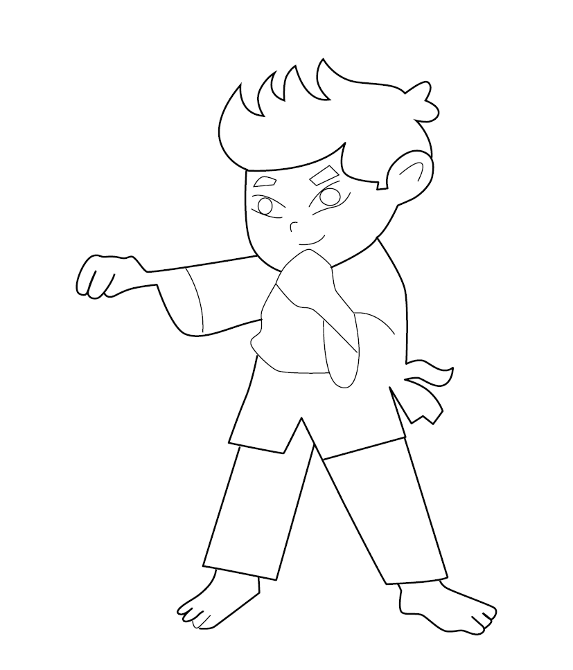 ACTION WORDS COLOURING PICTURE FOR KIDS | Free Colouring Book for Chil ...