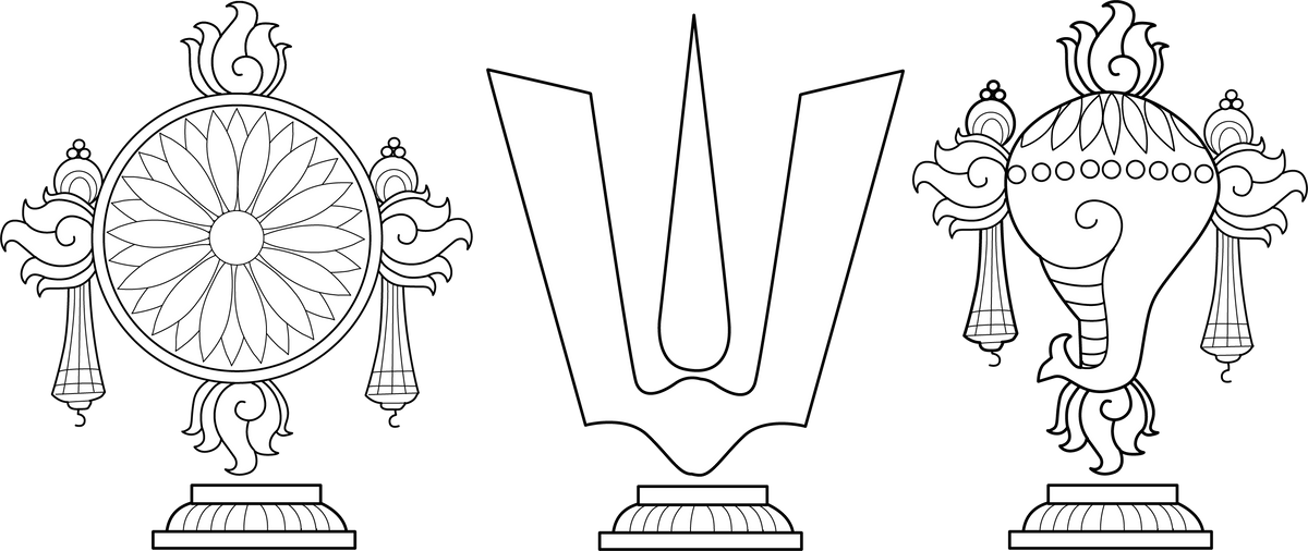 Shanku Chakra Namah Colouring Page | Free Colouring Book for Children ...