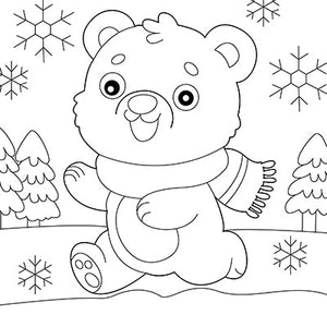 christmas care bear coloring pages