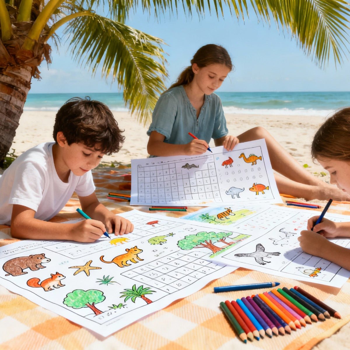 Summer Learning: Stop the Summer Slide with Educational Coloring