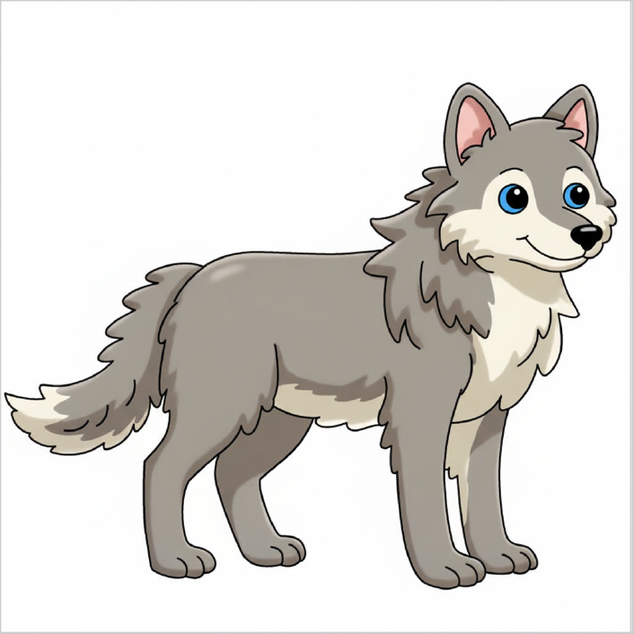 How to Draw a Wolf – Step-by-Step Drawing Worksheet