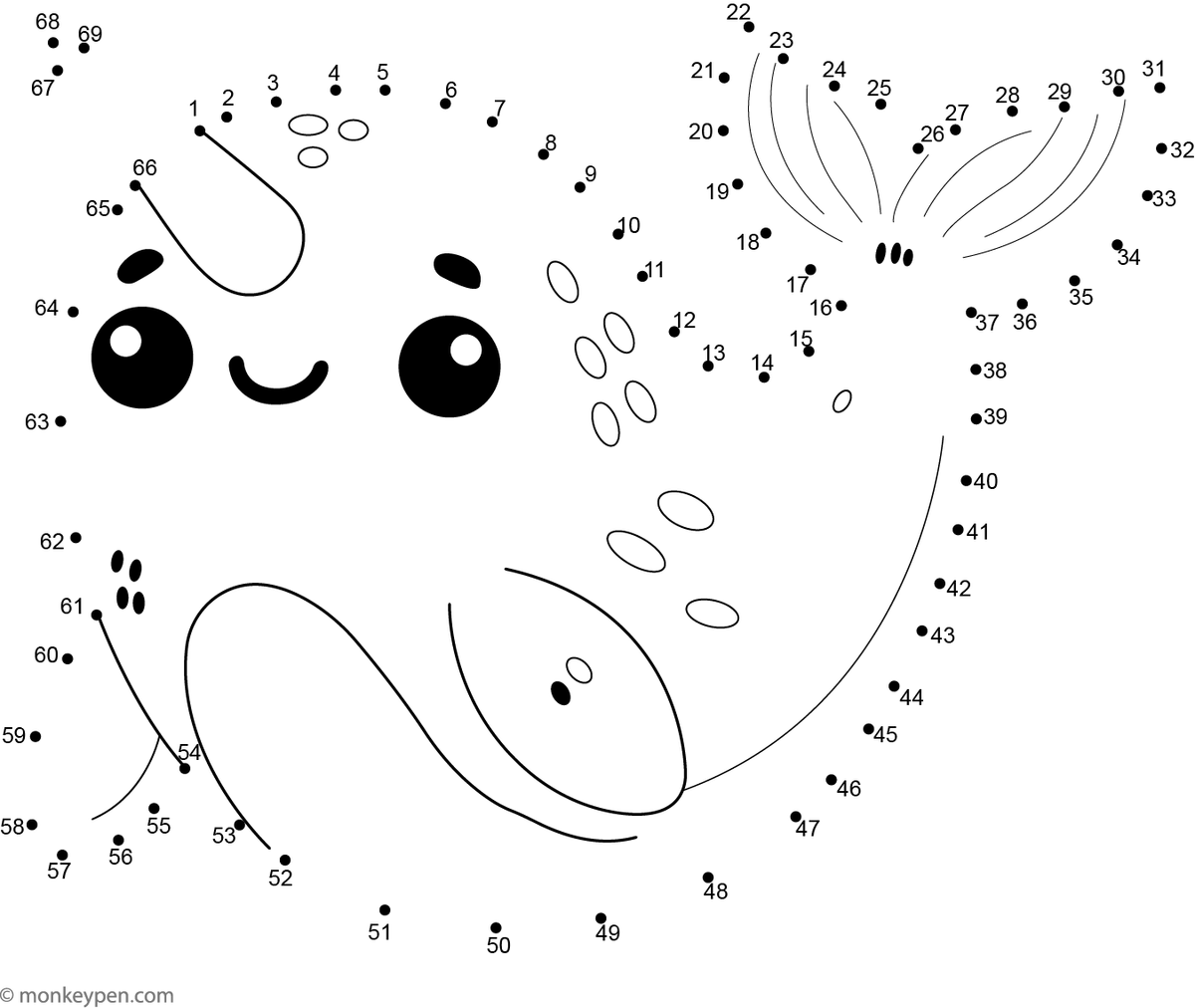Narwhal | Fun Dot-to-Dot Printable Activity for Kids