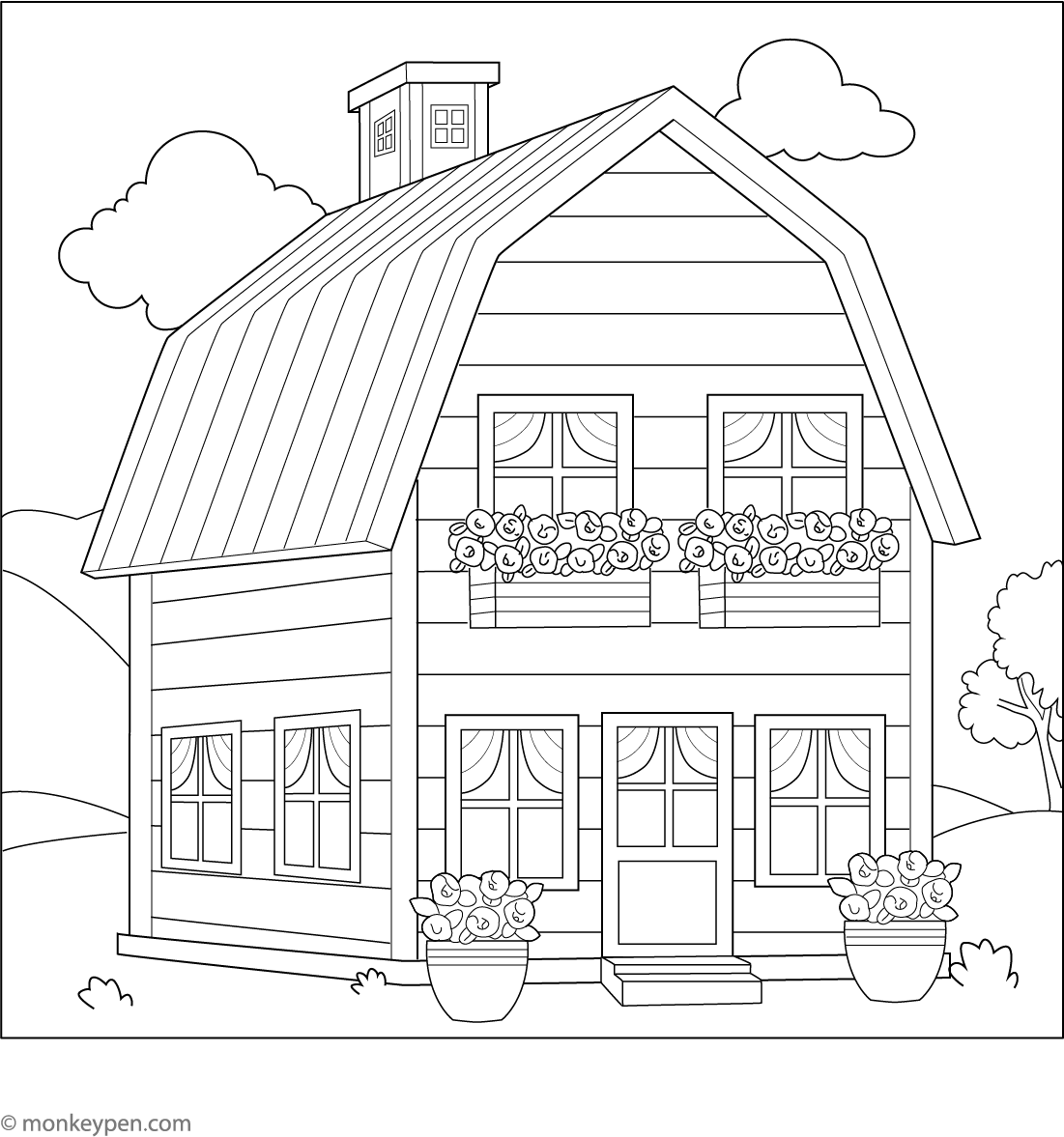 My Farm Coloring Book – Downloadable PDF