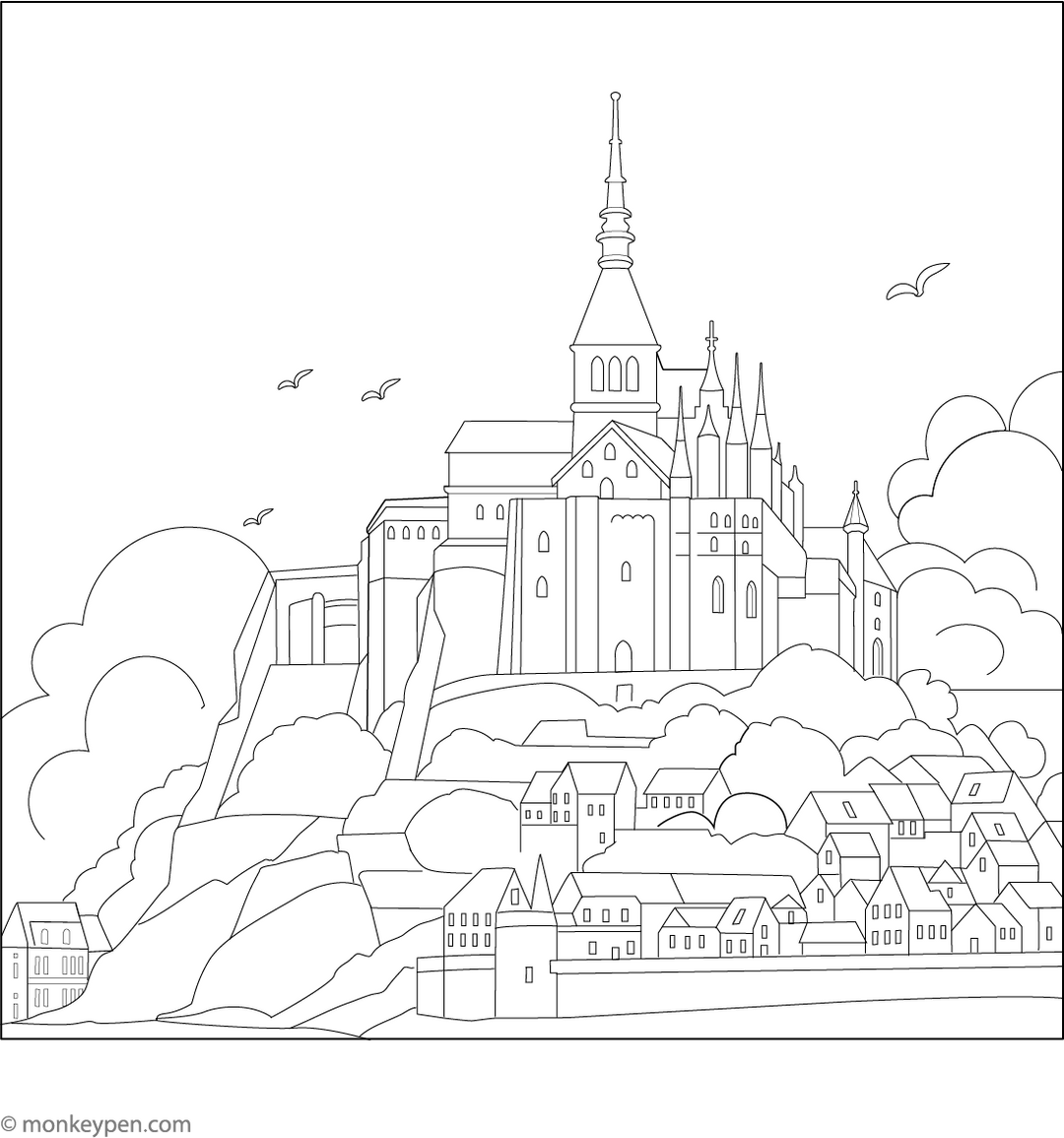 France Coloring Book – Free Printable PDF for Kids Fun