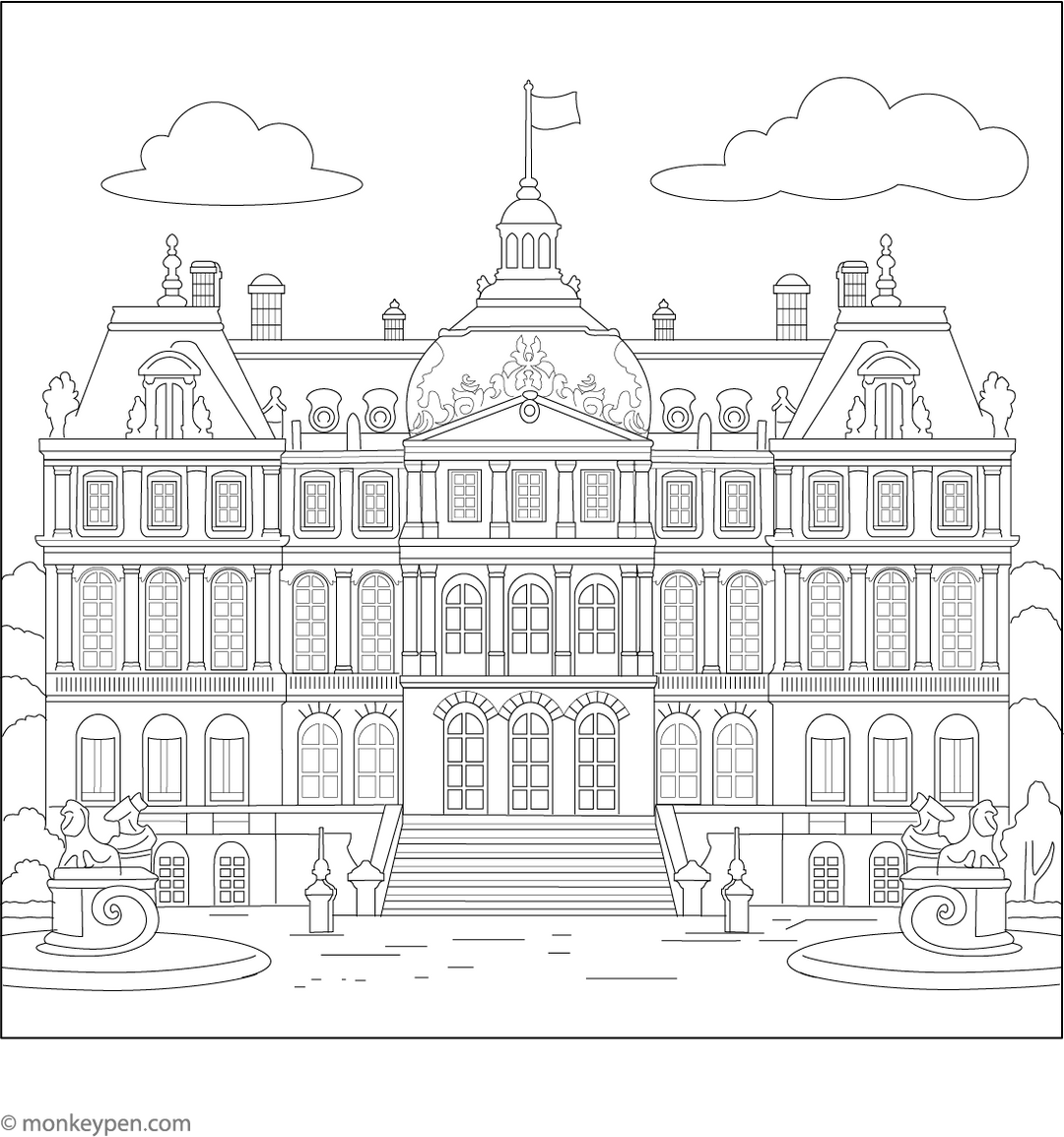 France Coloring Book – Free Printable PDF for Kids Fun