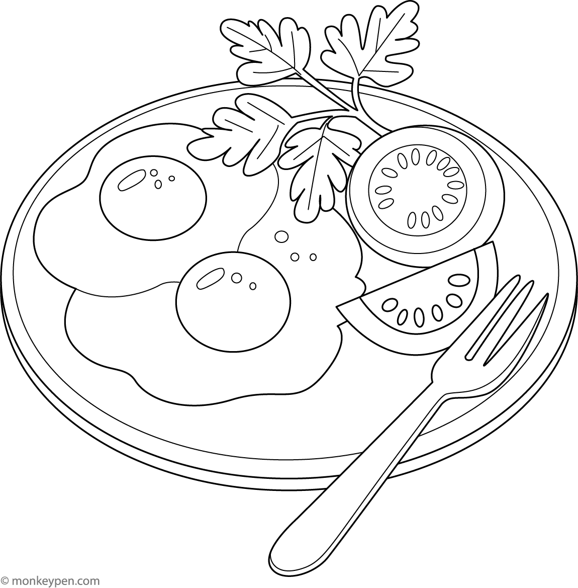 Egg Coloring Page – Fun Free Printable for Children