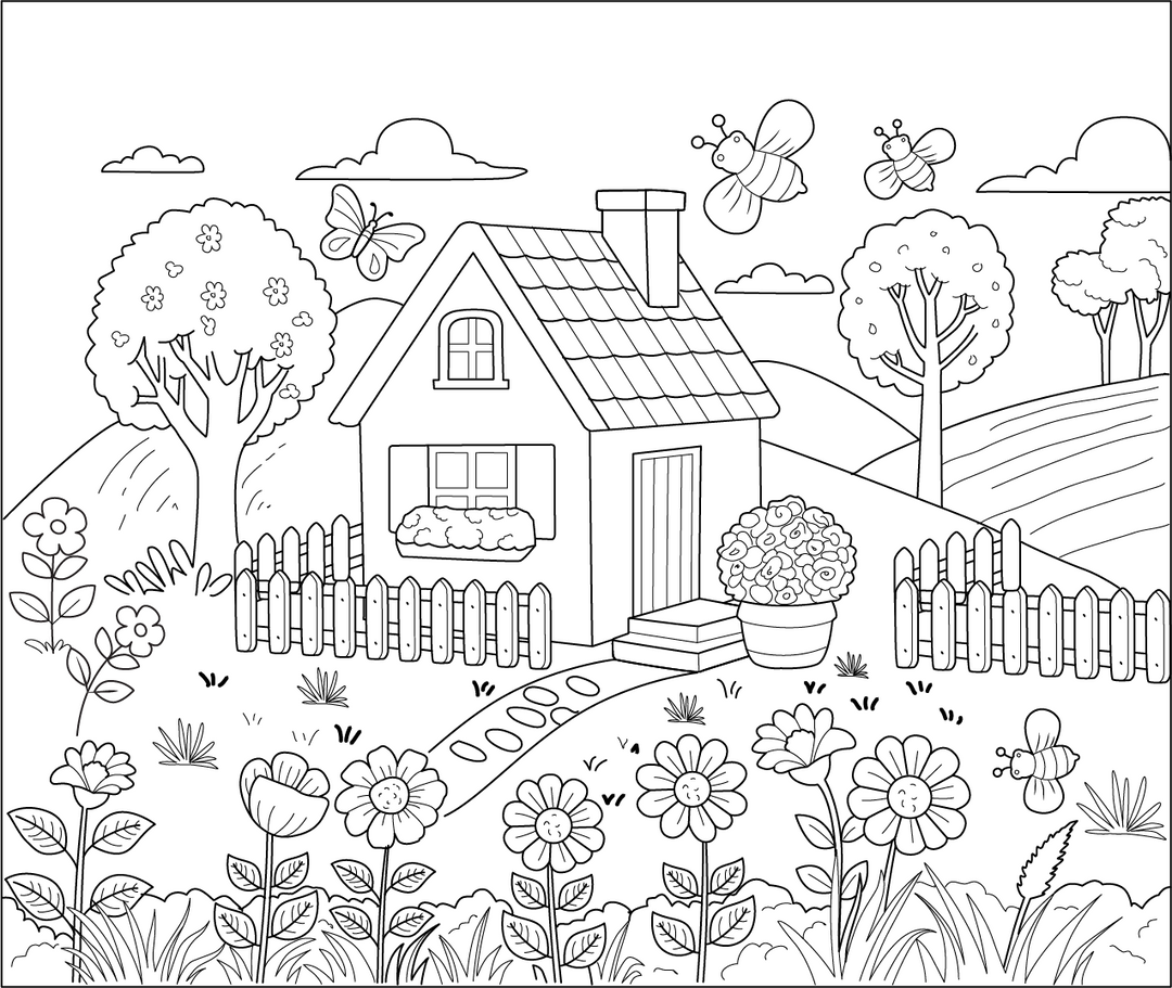 Nature Coloring Book PDF – Free Educational Printables for Kids