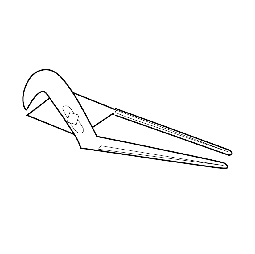 Printable Pipe Wrench Coloring Image – Free PDF for Kids