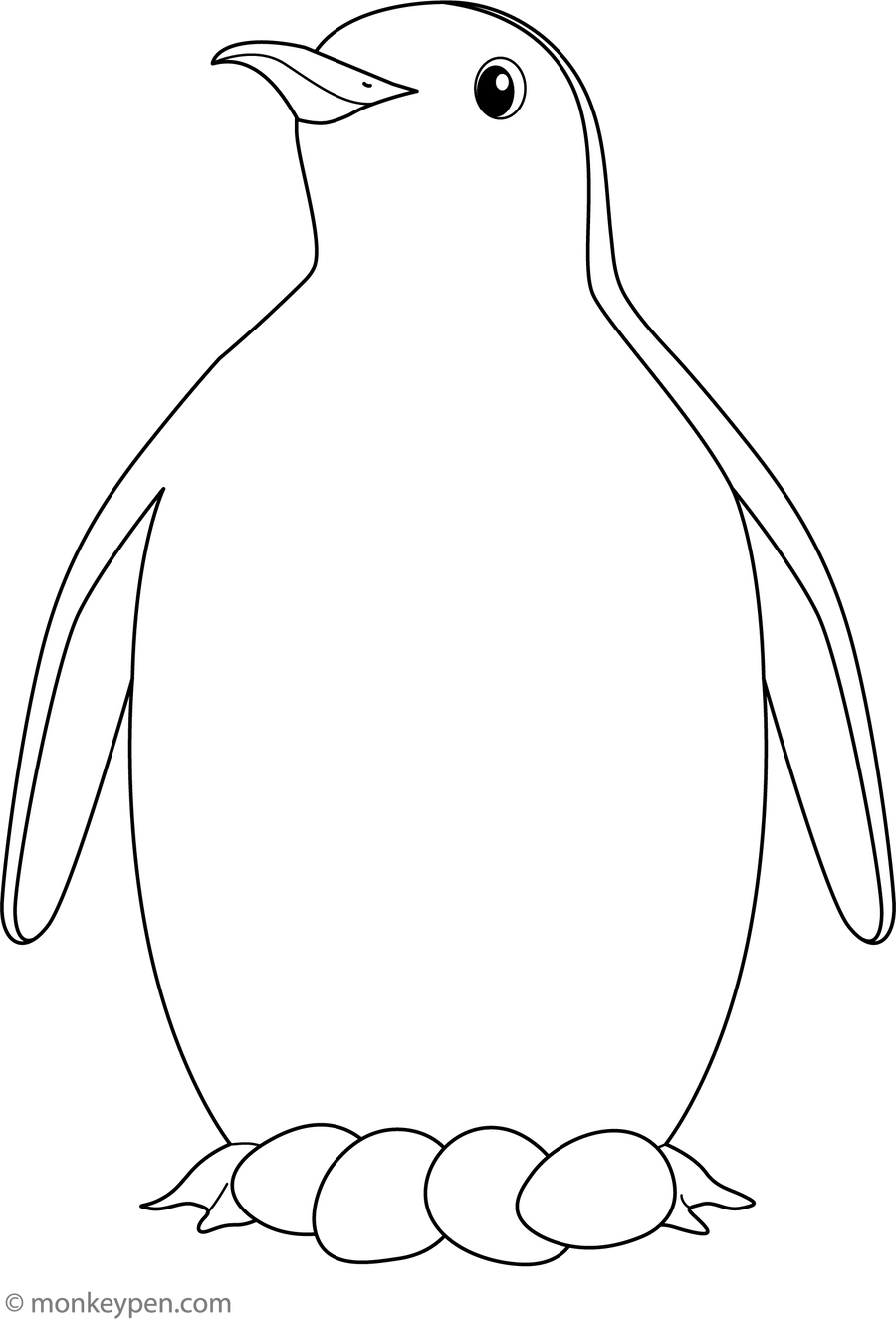 Penguin Coloring Book | Fun Winter Animal Printable for Kids