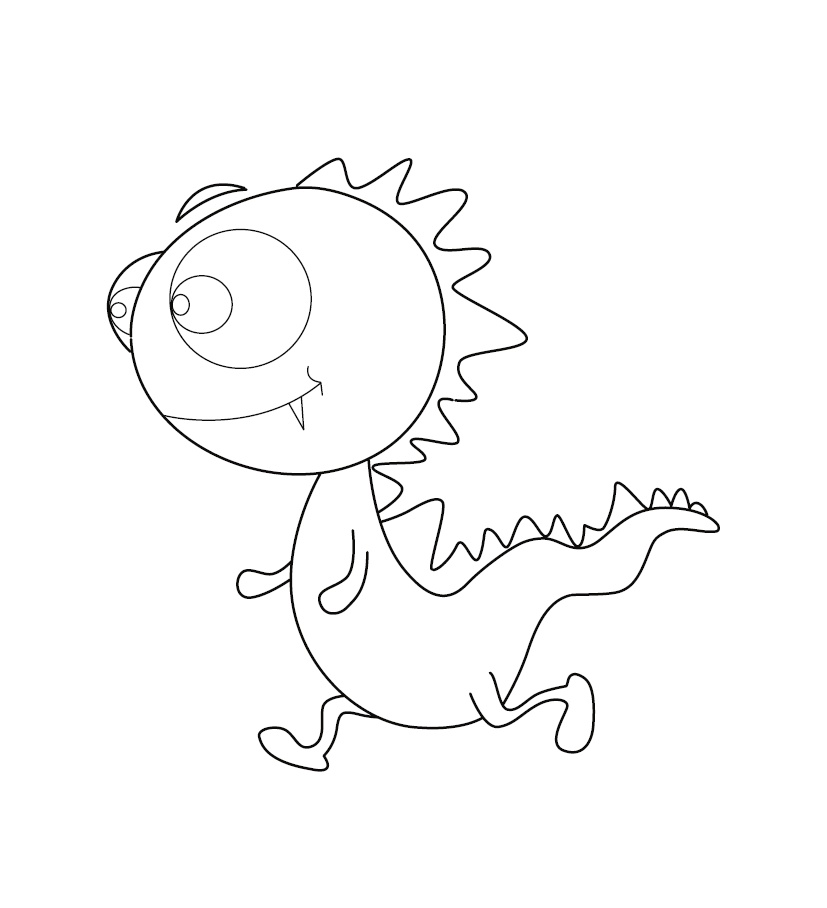 Free Printable Fiction Coloring Page For Kids