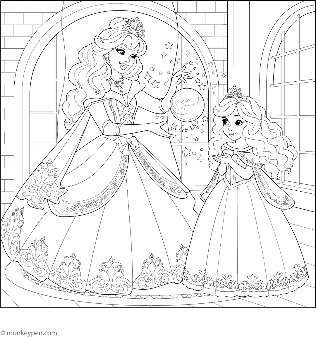 Princess Coloring Book | Magical Printable Pages for Kids