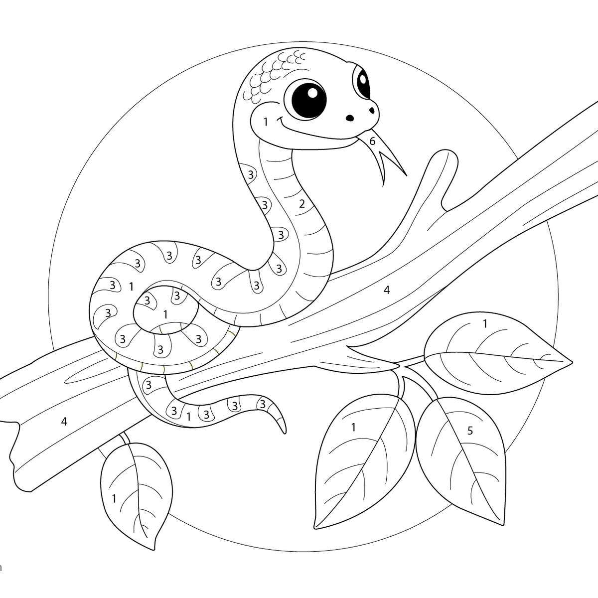 Snake Coloring Book | Free PDF Download