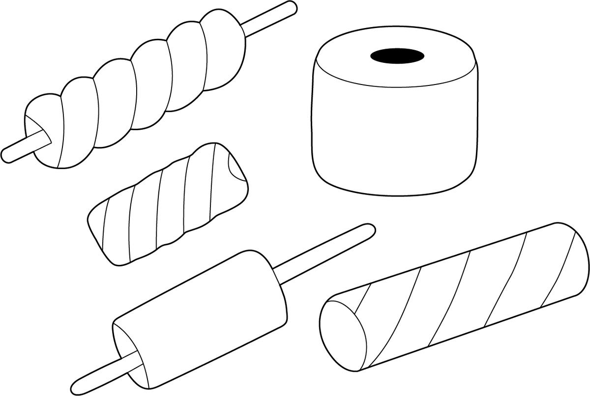 Marshmallows Coloring Page – Fun Printable Sheet for Kids