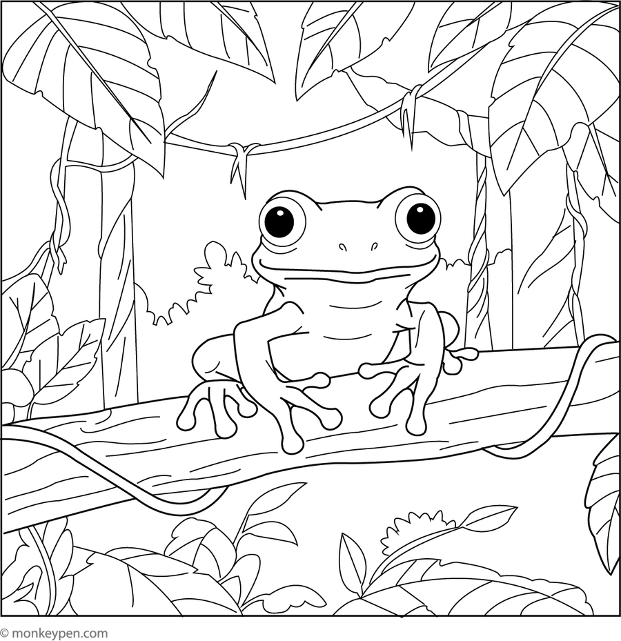 Free Printable Frog Colouring Pages – Fun PDF Sheets for Kids