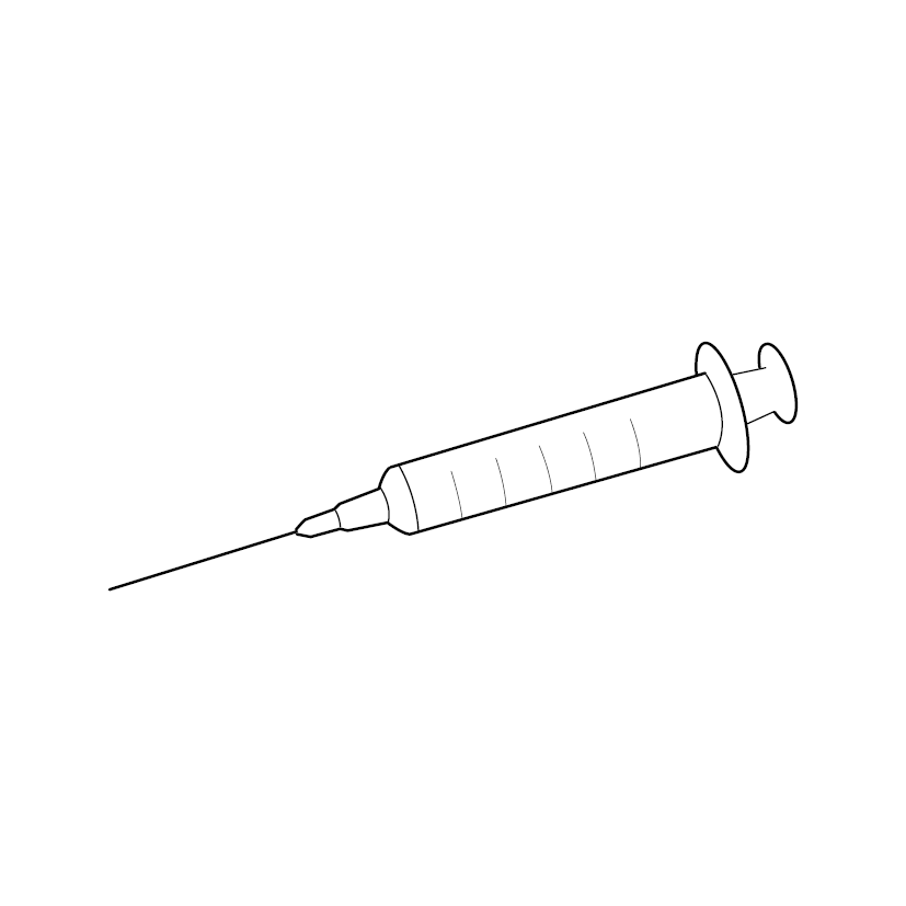 Syringe Coloring Image – Fun and Educational Printable for Kids