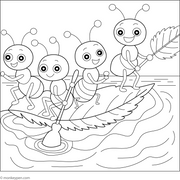 Ant Coloring Book – Fun Activity Pages for Children