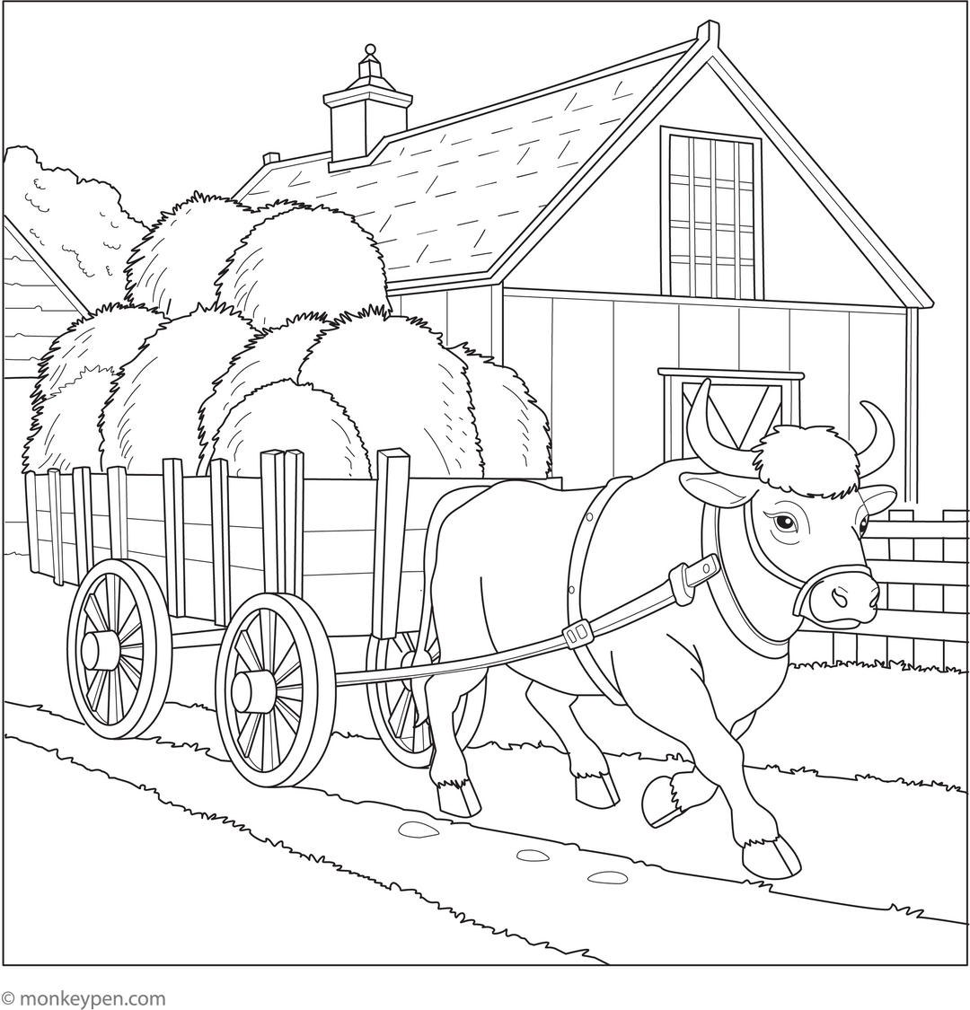 Bulls Coloring Pages – Free Printable for Kids