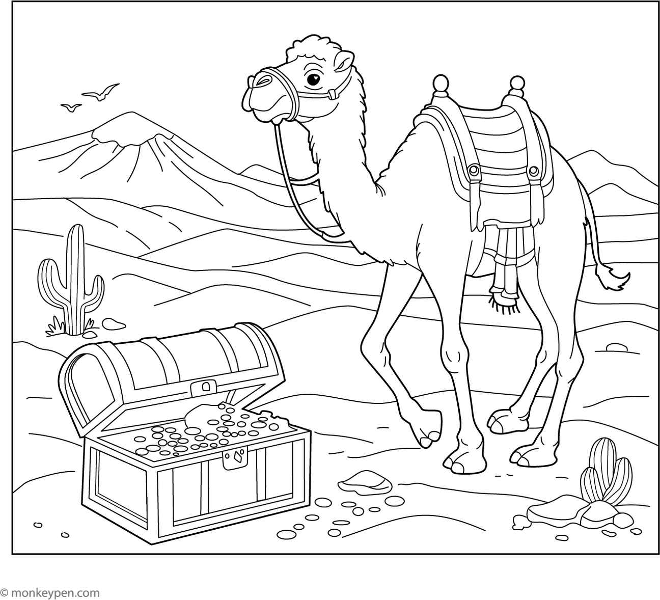 Free Printable Camel Coloring Book – Fun Activity for Kids