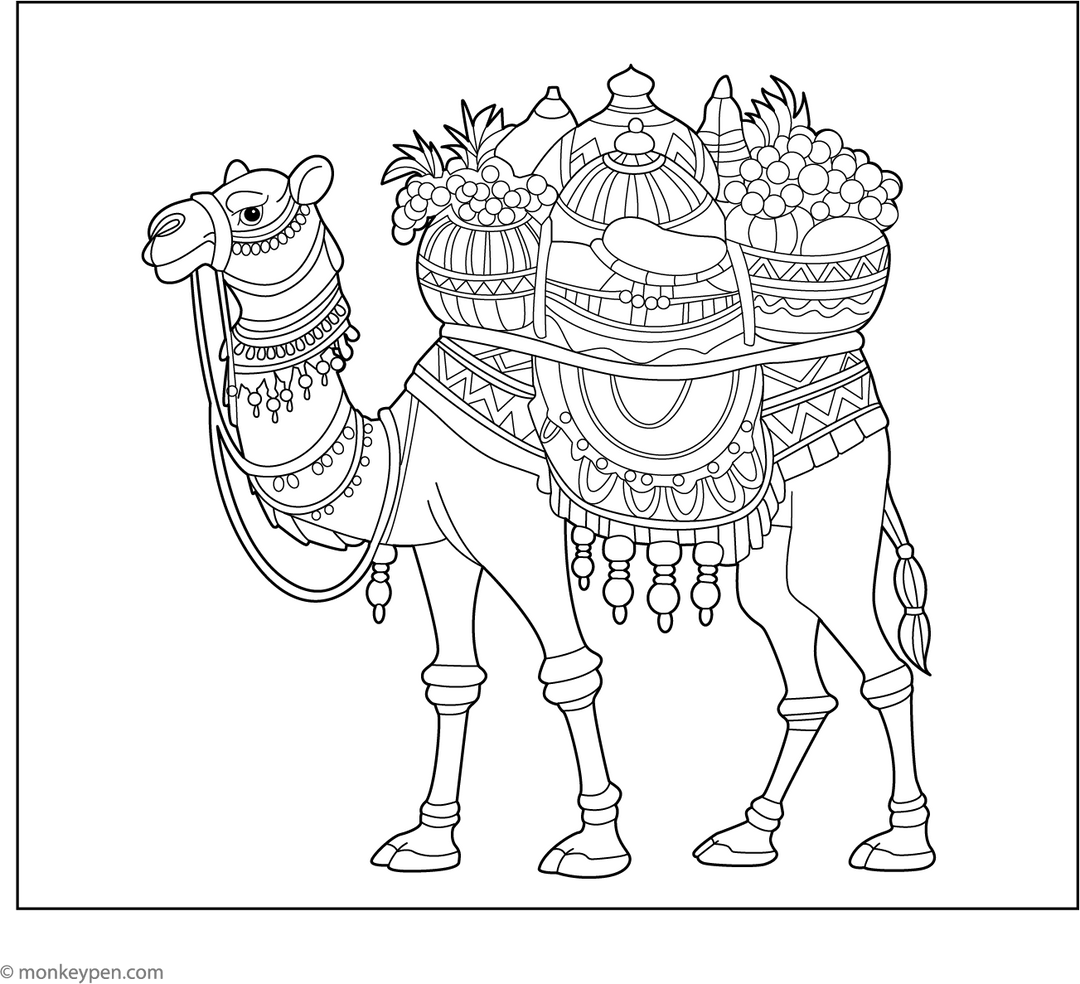 Free Printable Camel Coloring Book – Fun Activity for Kids