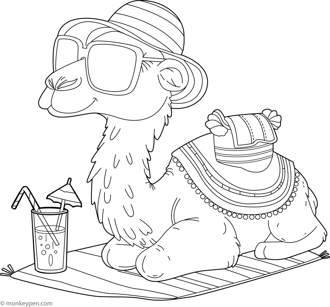 Free Printable Camel Coloring Book – Fun Activity for Kids
