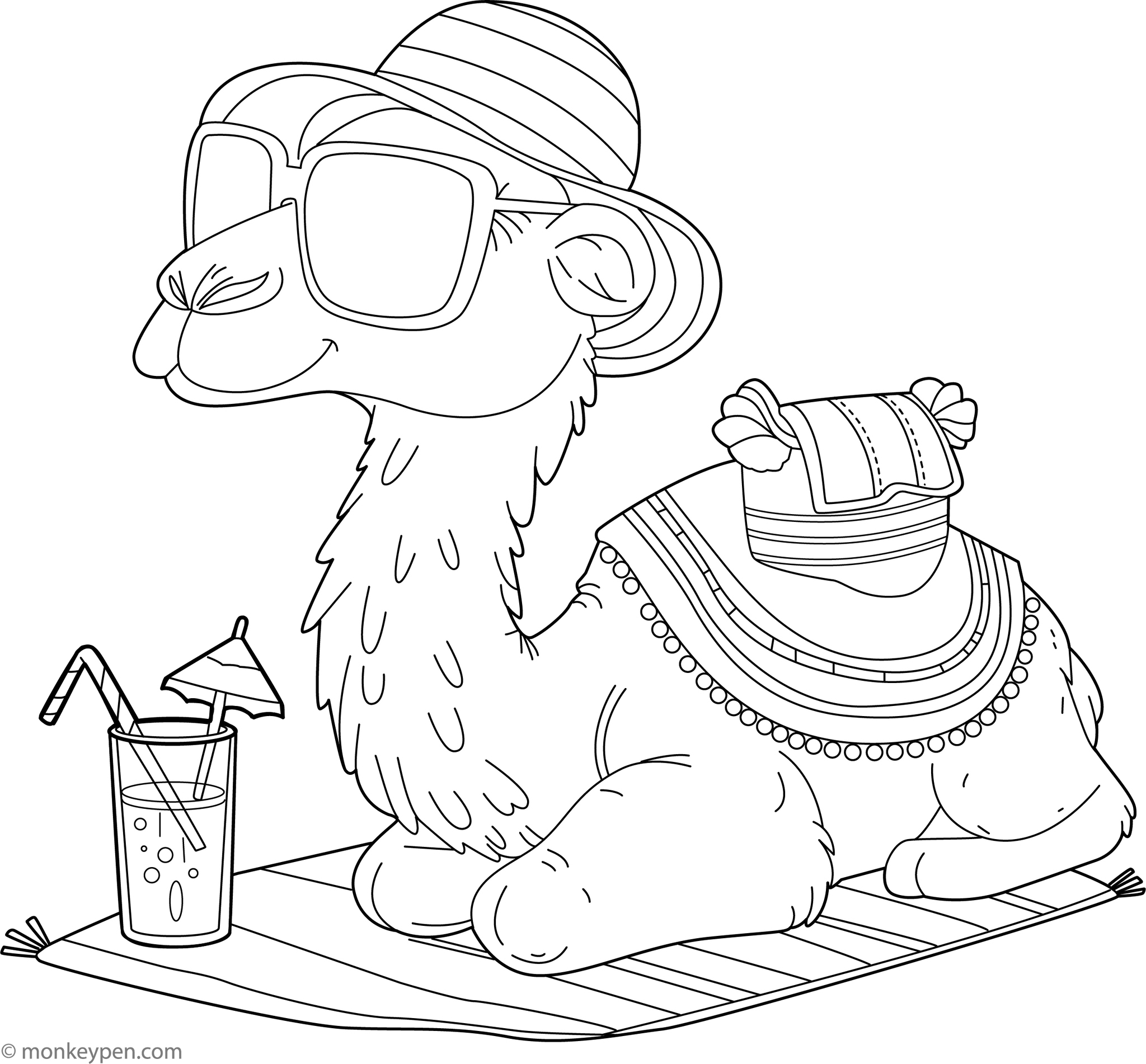 Free Printable Camel Coloring Book – Fun Activity for Kids