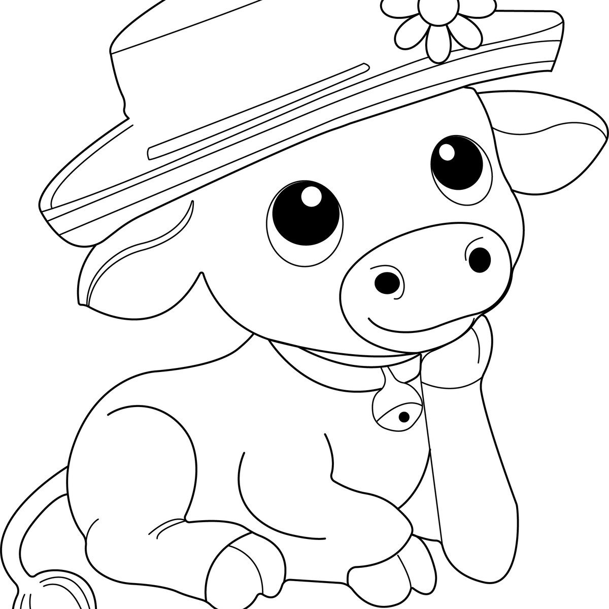 Cow Coloring Book for Kids – Fun and Educational Printable Pages