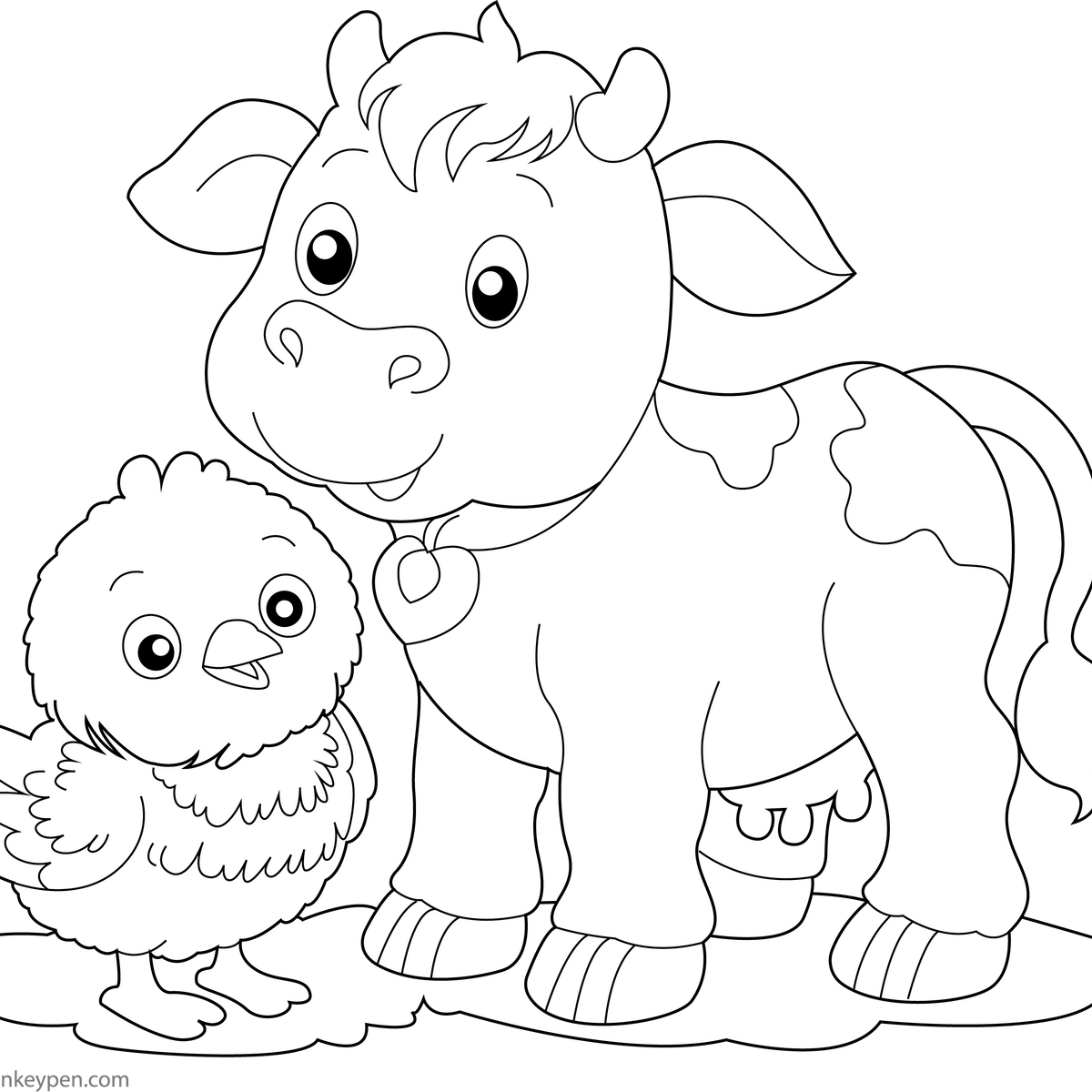 Chick As A Cow Png