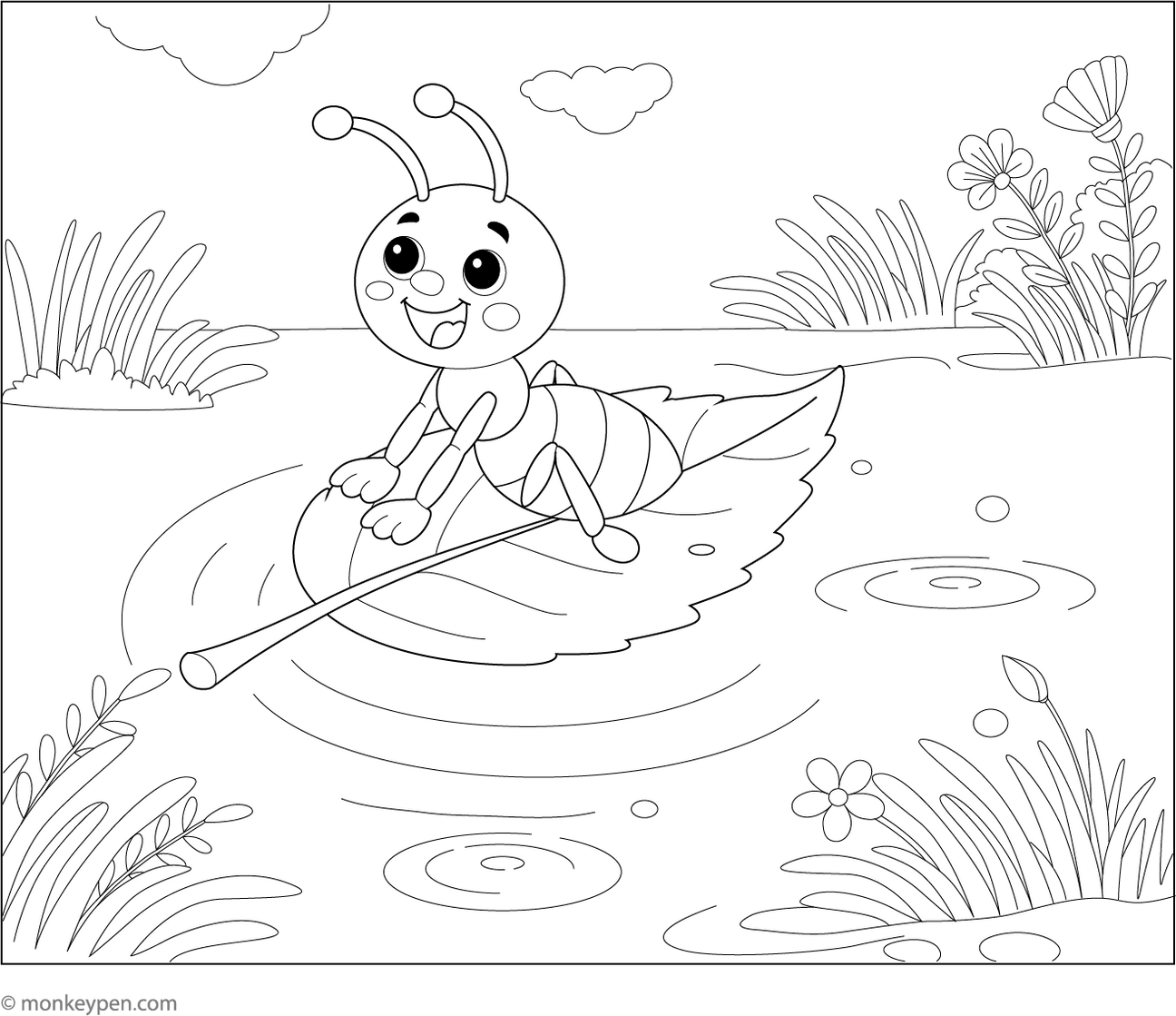 Ant Coloring Book – Fun Activity Pages for Children