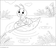 Ant Coloring Book – Fun Activity Pages for Children