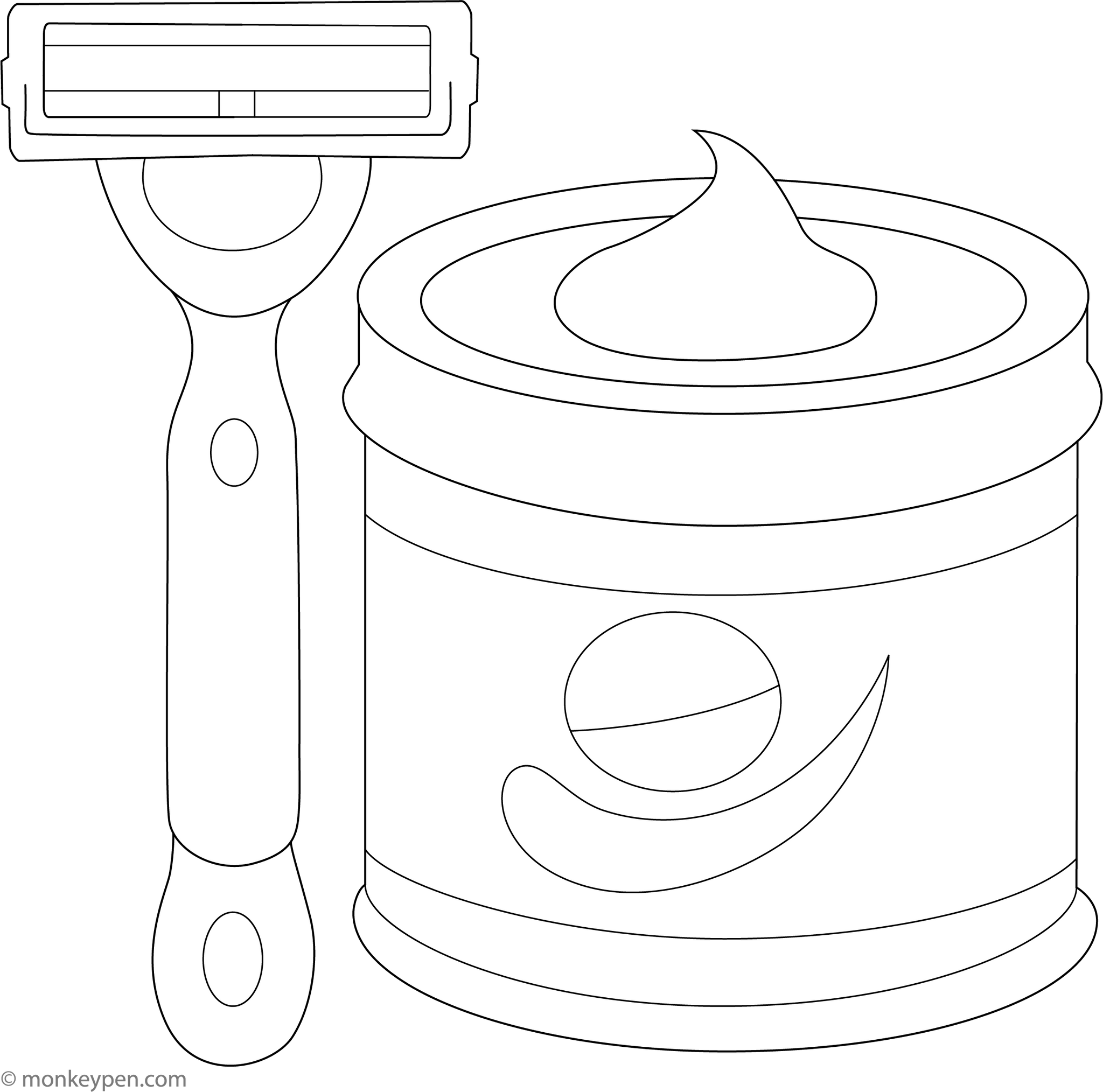 Personal Care Coloring Book - Healthy Habits Printable