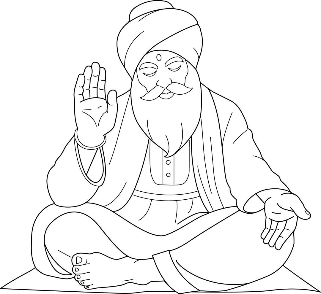 Free Printable Sikh Coloring Book PDF – Cultural Fun for Kids