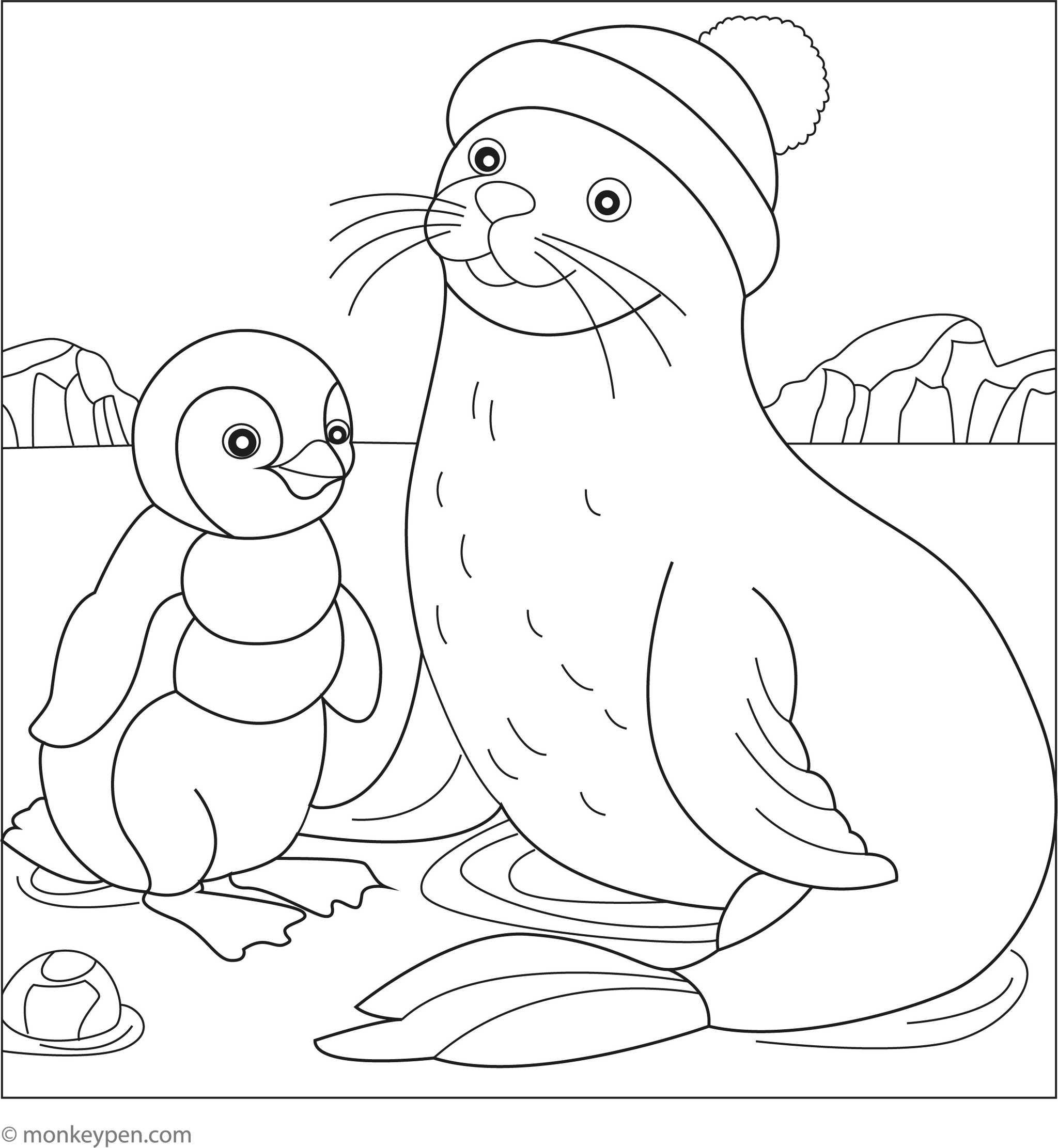 Seal Coloring Book Download