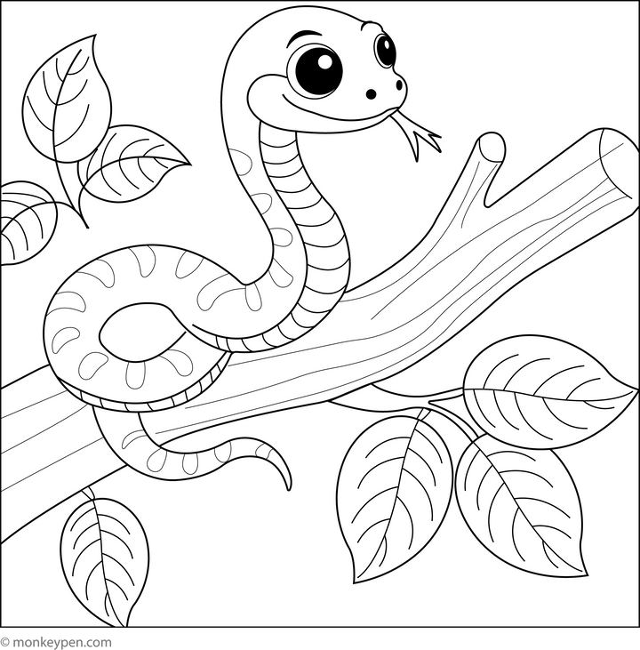Reptile Coloring Book | Fun Educational Printable Pages for Kids